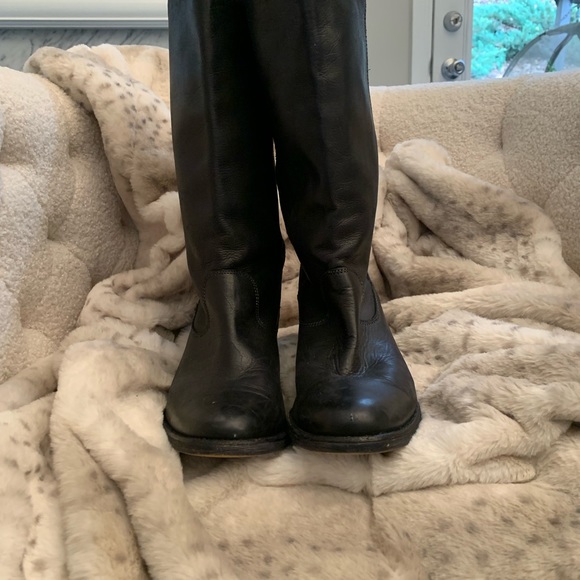 Diesel | Shoes | Black Diesel Boots With Heel | Poshmark